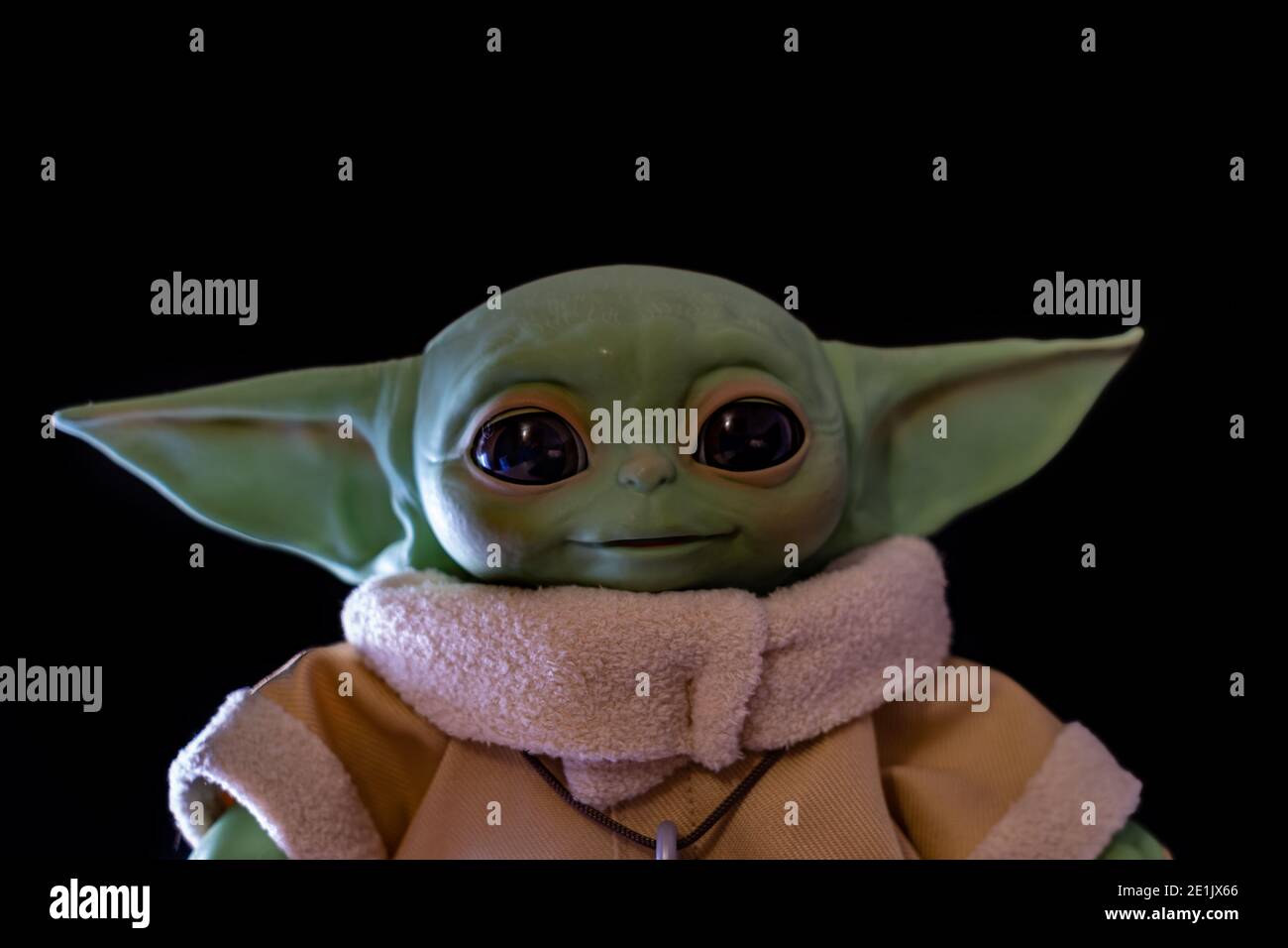 The Child, Grogu or baby Yoda, fictional character from the TV series ...