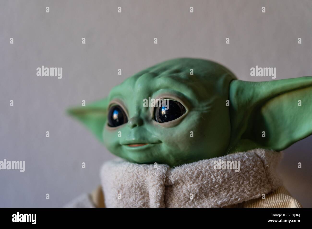 The Child, Grogu or baby Yoda, fictional character from the TV series ...