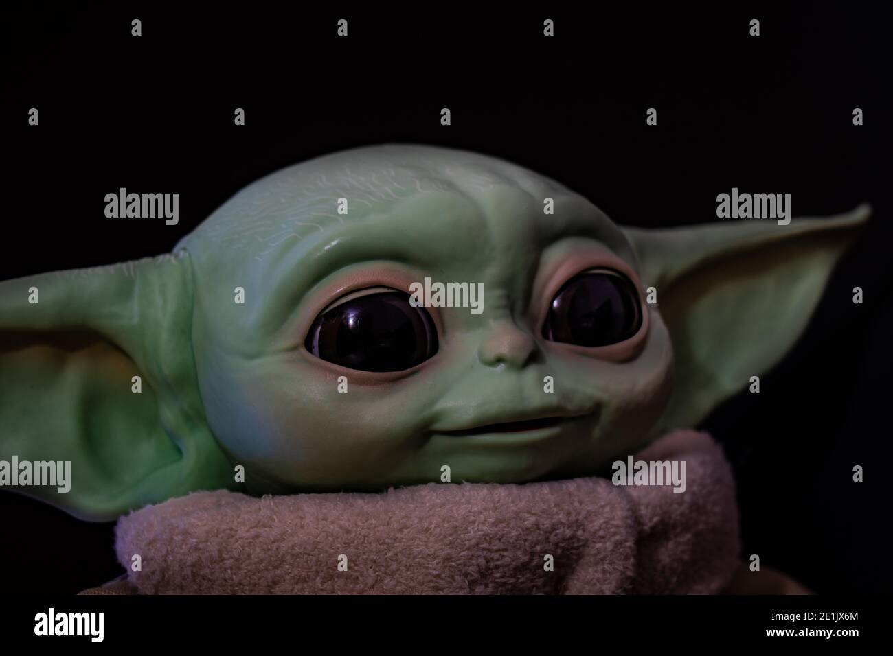 The Child, Grogu or baby Yoda, fictional character from the TV series ...