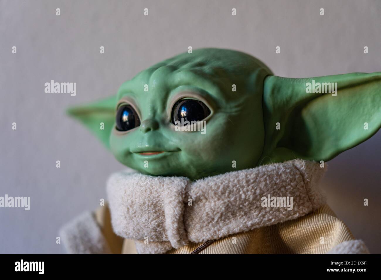 The Child, Grogu or baby Yoda, fictional character from the TV series ...