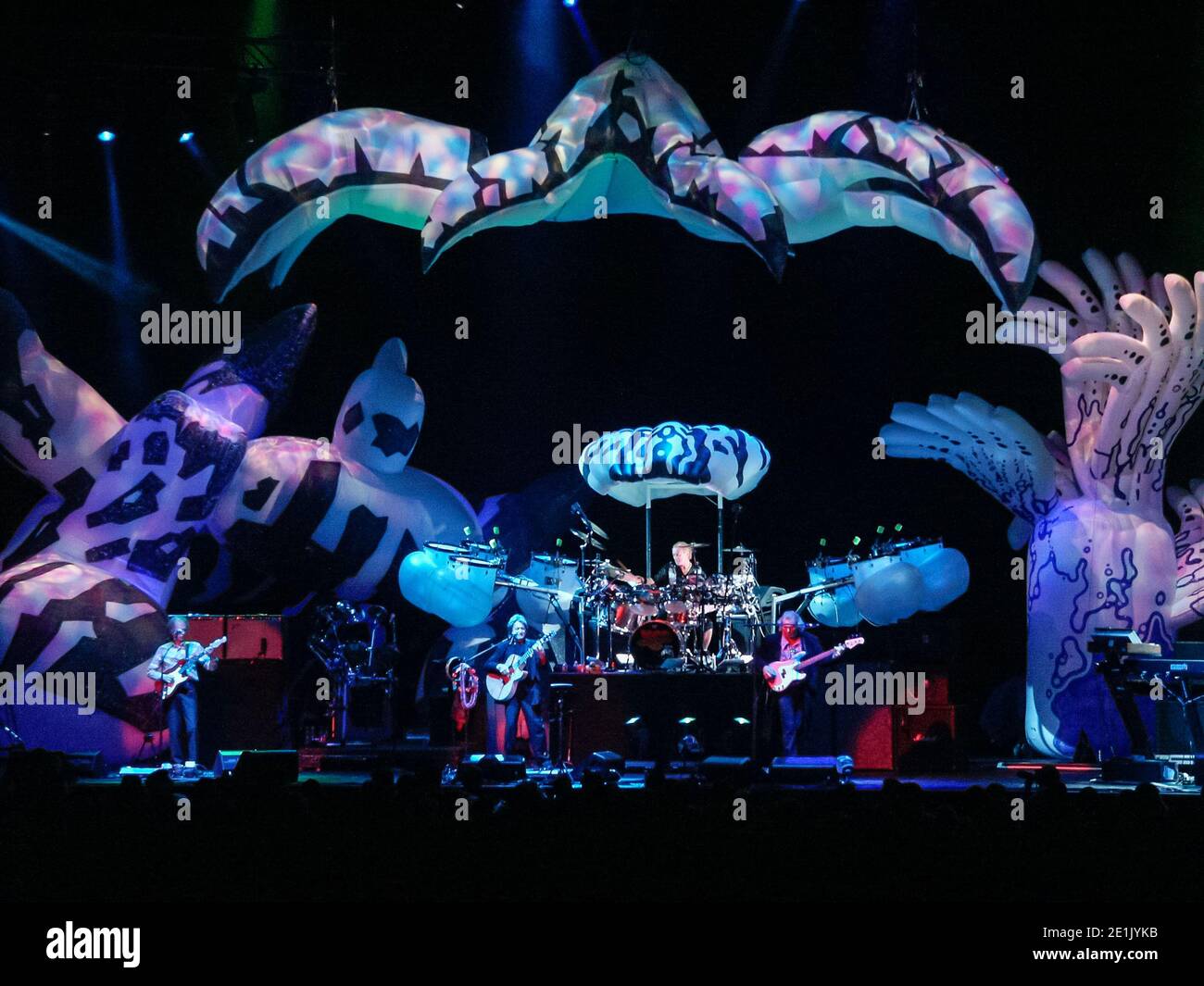 British band Yes concert at the Madison Square Garden in New York City ...