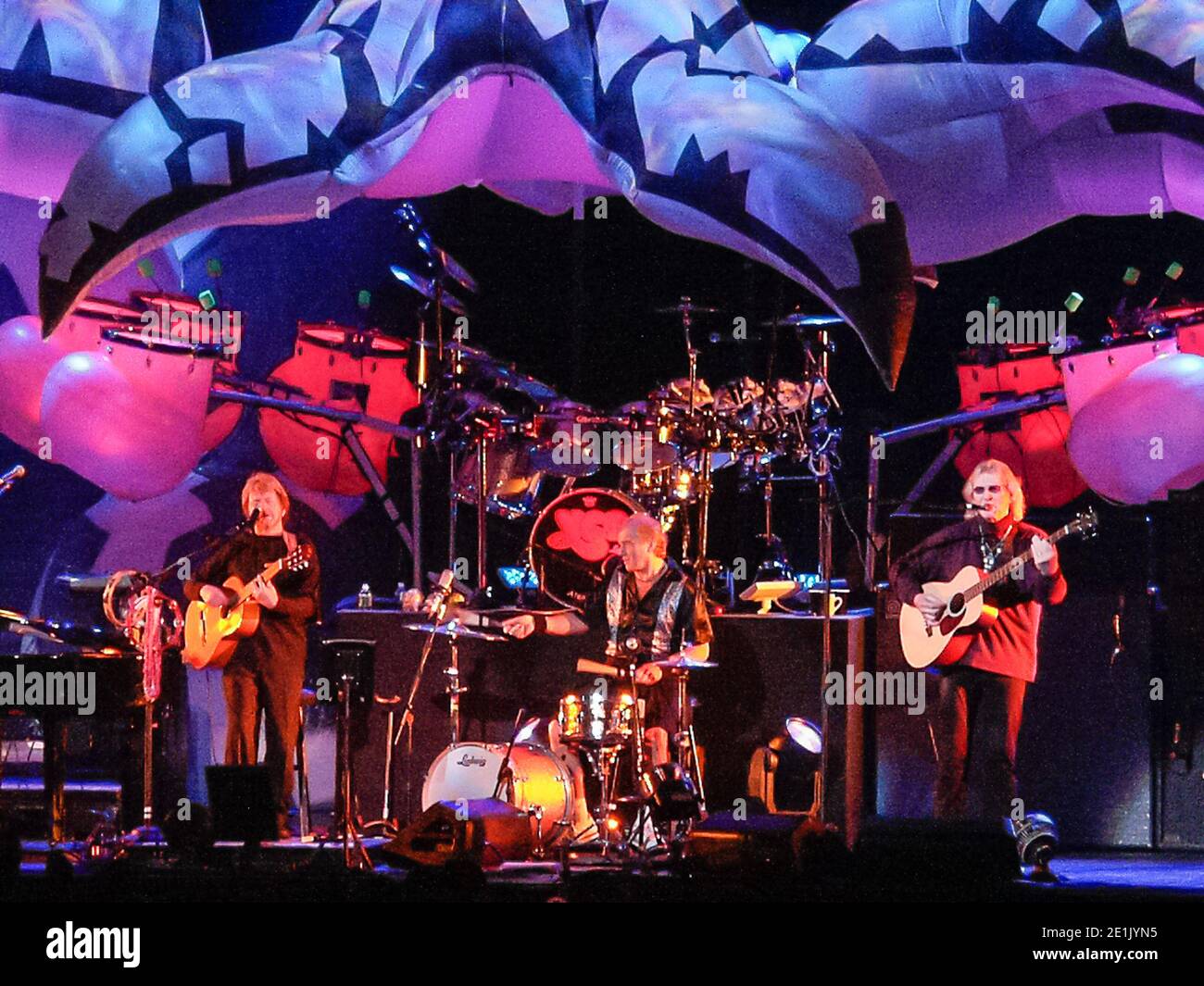 British band Yes concert at the Madison Square Garden in New York City ...