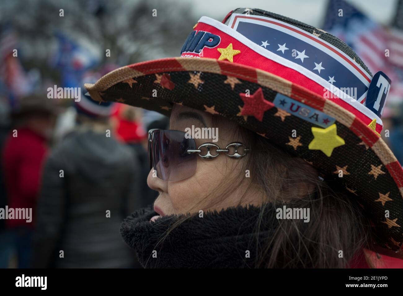 Save America Rally, moments before Capitol Protest begins. Washington ...