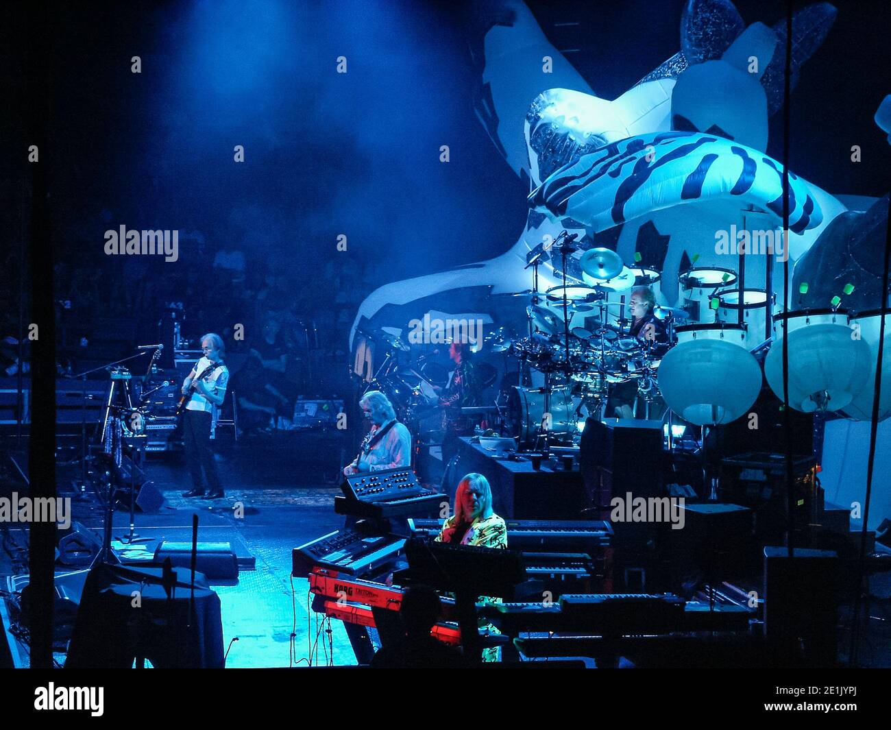 British band Yes concert at the Madison Square Garden in New York City ...
