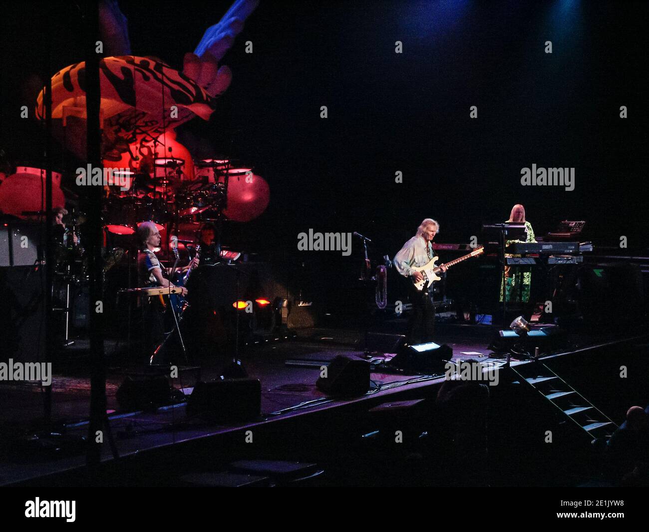 British band Yes concert at the Madison Square Garden in New York City ...