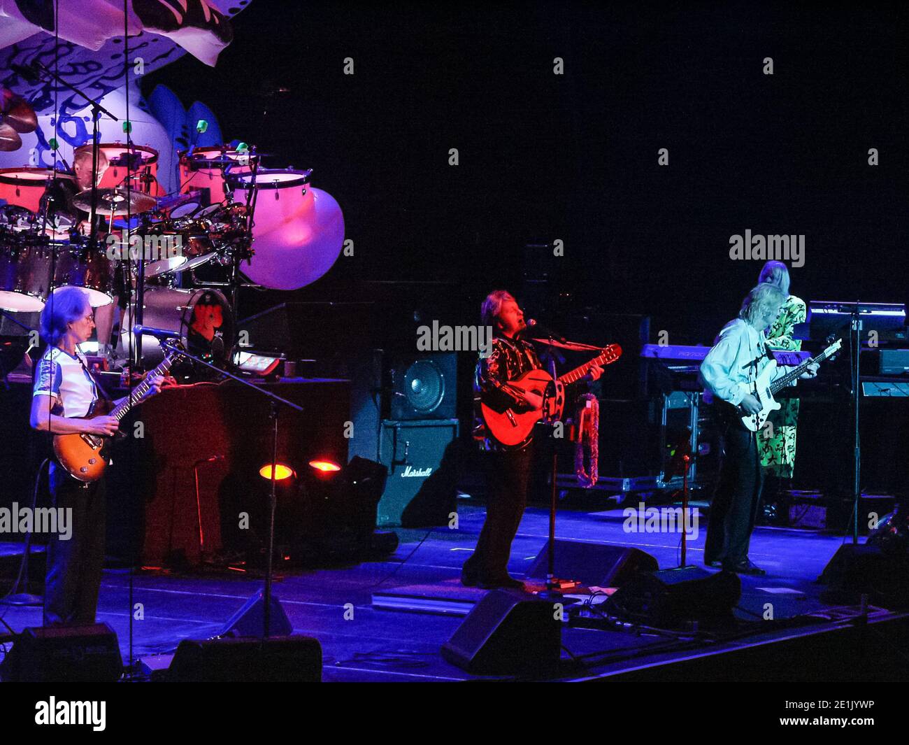 British band Yes concert at the Madison Square Garden in New York City ...