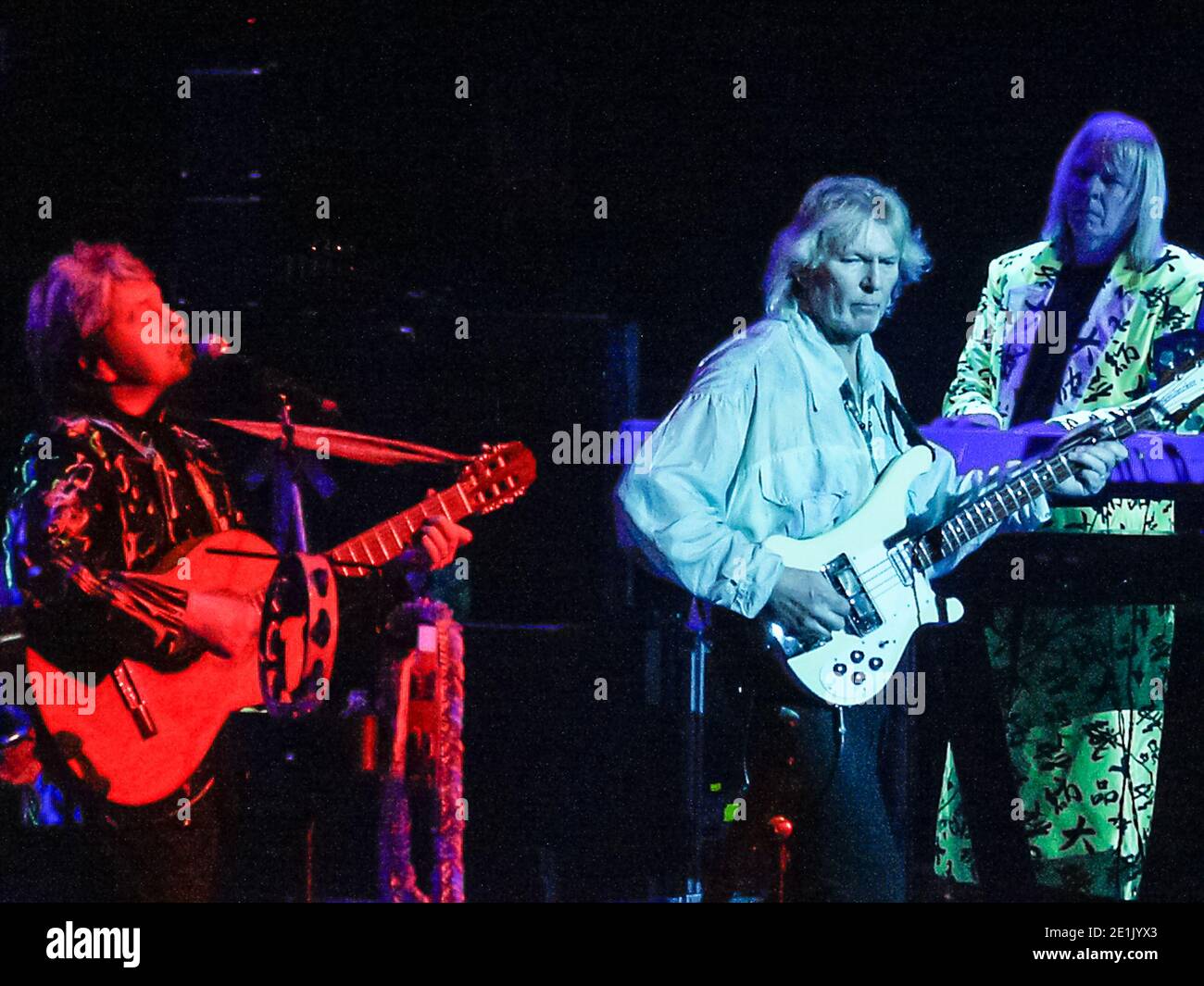 British band Yes concert at the Madison Square Garden in New York City ...