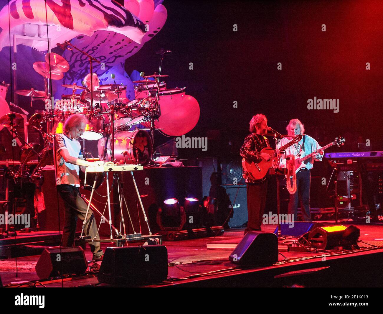 British band Yes concert at the Madison Square Garden in New York City ...