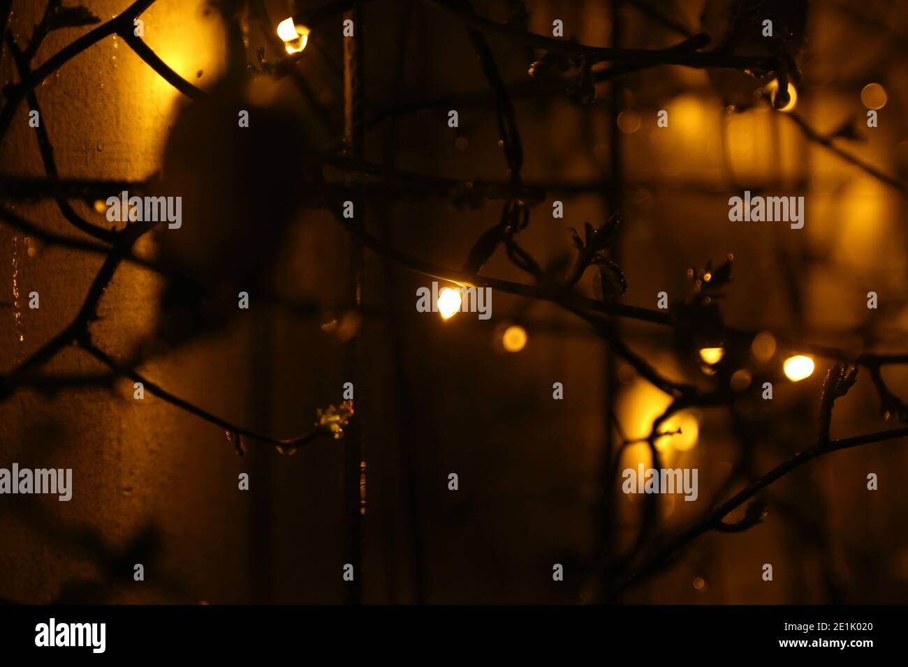 LED lighting equipment on the wall Stock Photo - Alamy