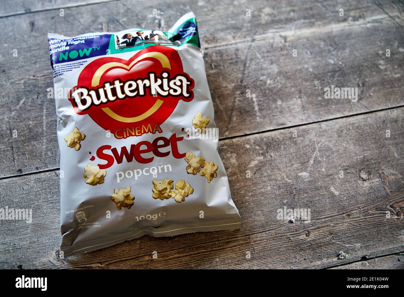 Butterkist Cinema Sweet Popcorn Stock Photo - Alamy