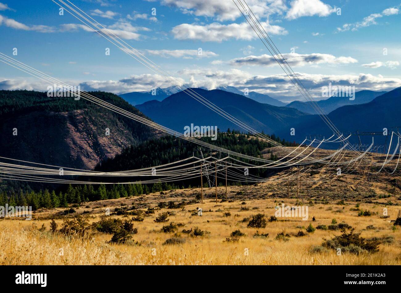Hydro lines hi-res stock photography and images - Alamy