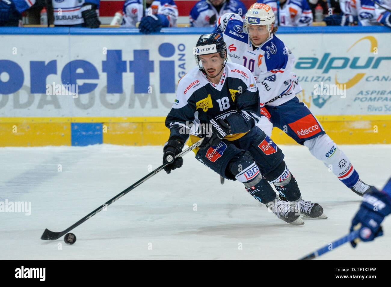 07.01.2021, Ambri, Stadio Valascia, National League: HC Ambri-Piotta ...