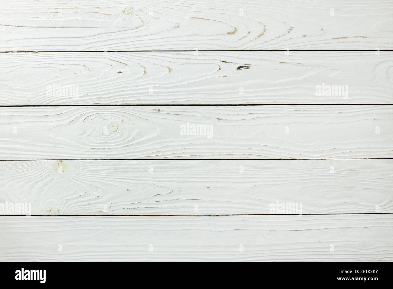Wooden decorative background with copy space. White larch board with ...