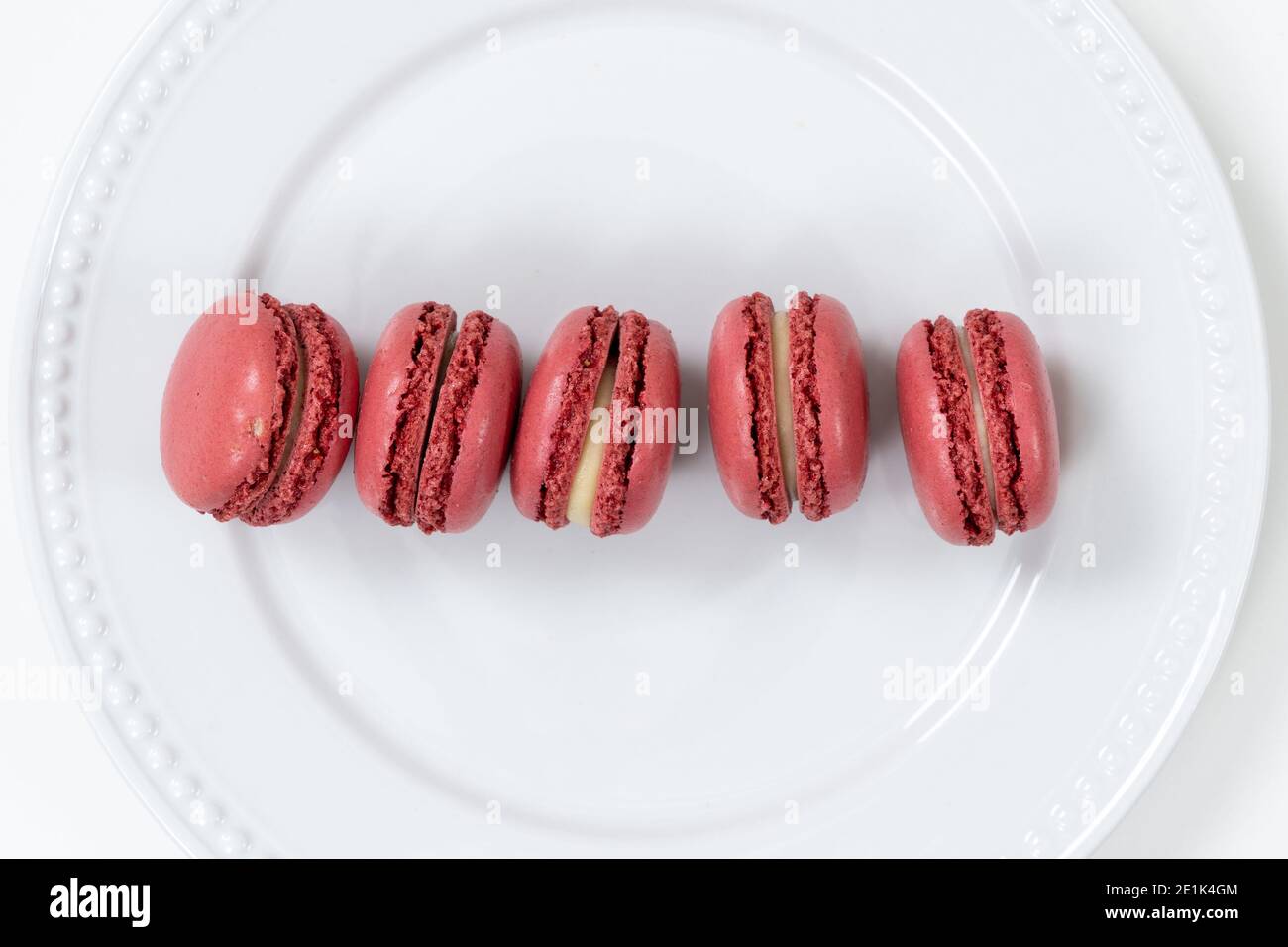 Macarons red hi-res stock photography and images - Alamy