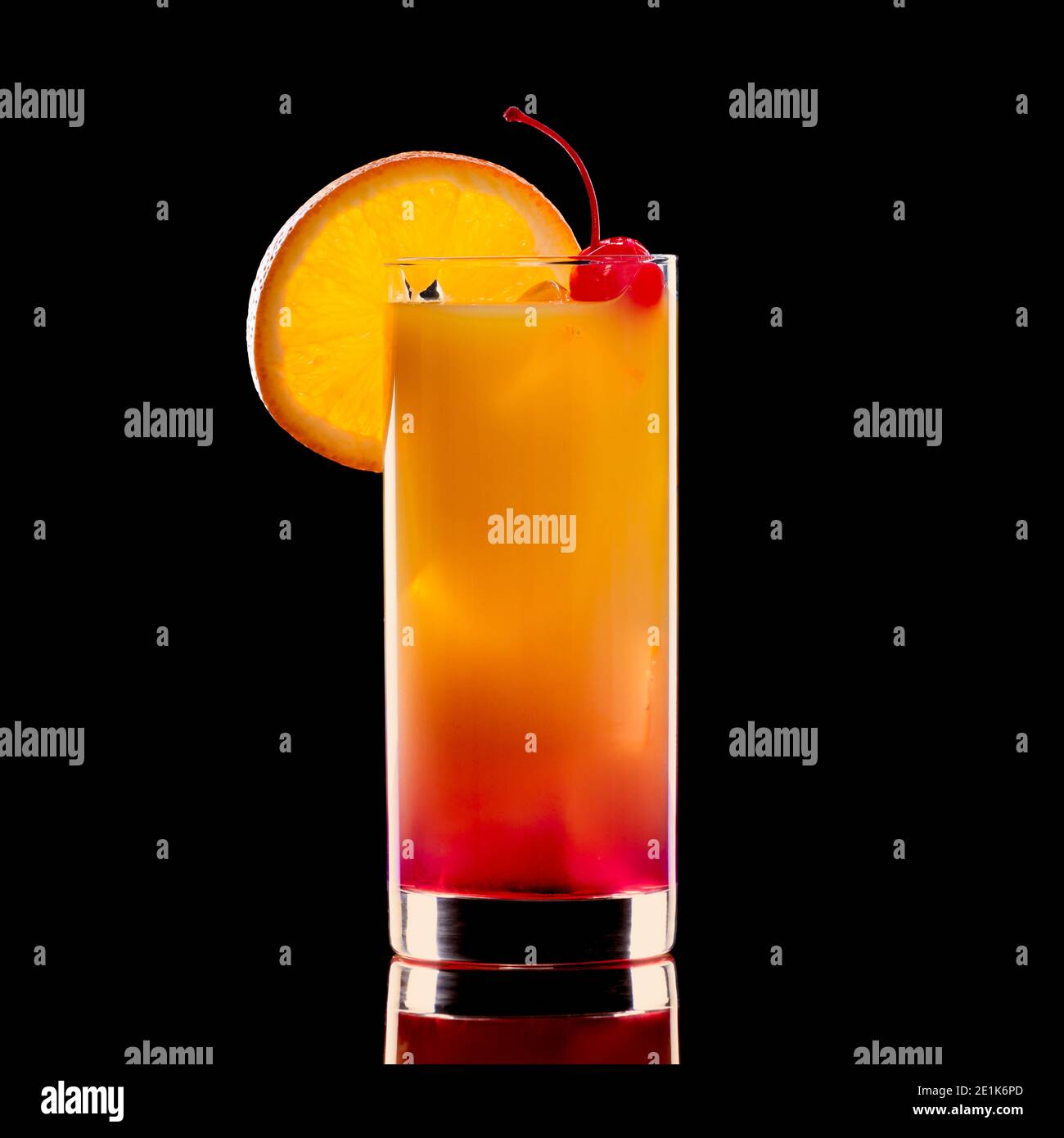 Orange and cherry garnish hi-res stock photography and images - Alamy