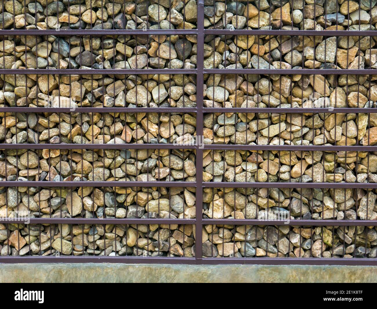 wall construct by stone fence Stock Photo - Alamy