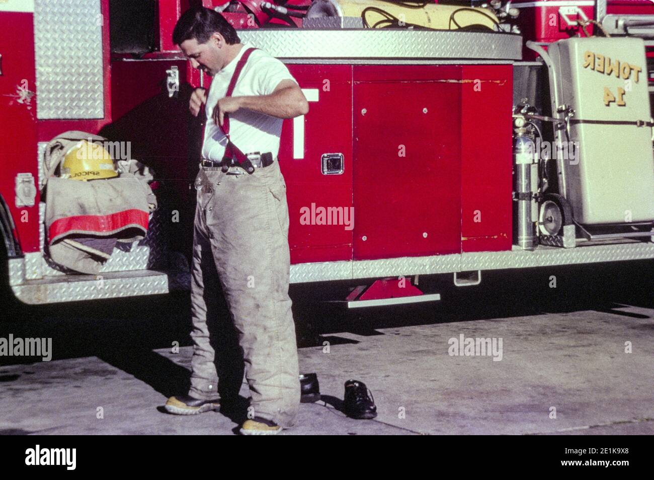 1980s fire truck hi-res stock photography and images - Alamy