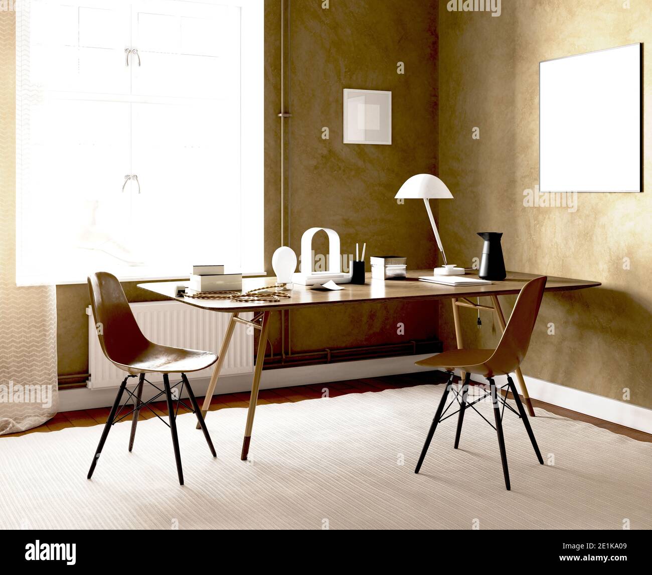 Office wall design hi-res stock photography and images - Alamy