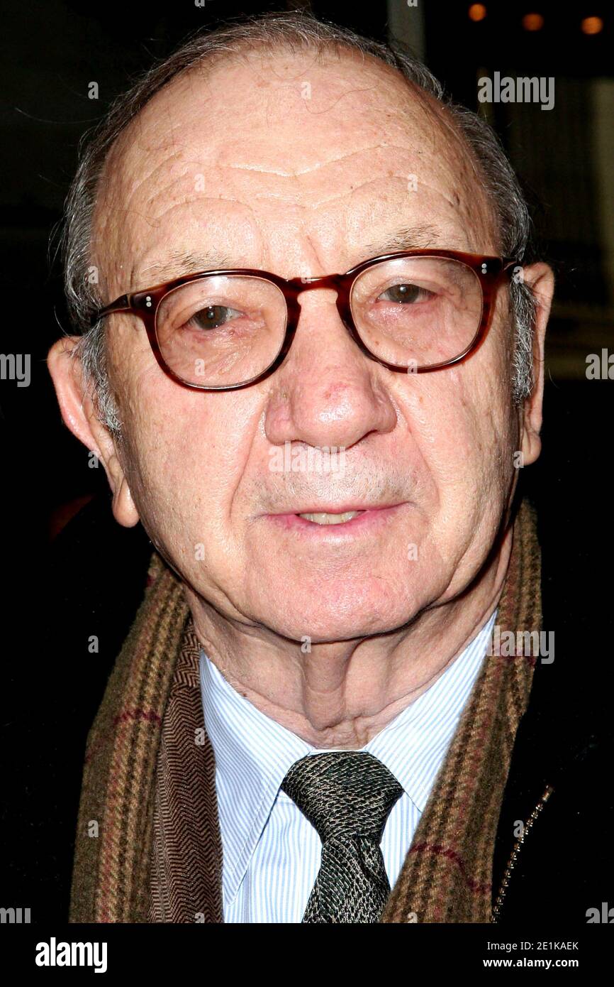 Neil Simon 4/9/07, Photo by Steve Mack/PHOTOlink Stock Photo - Alamy