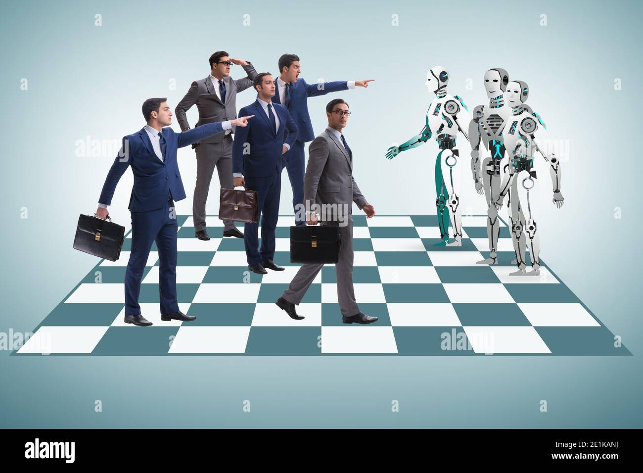 Humans vs robots hi-res stock photography and images - Alamy