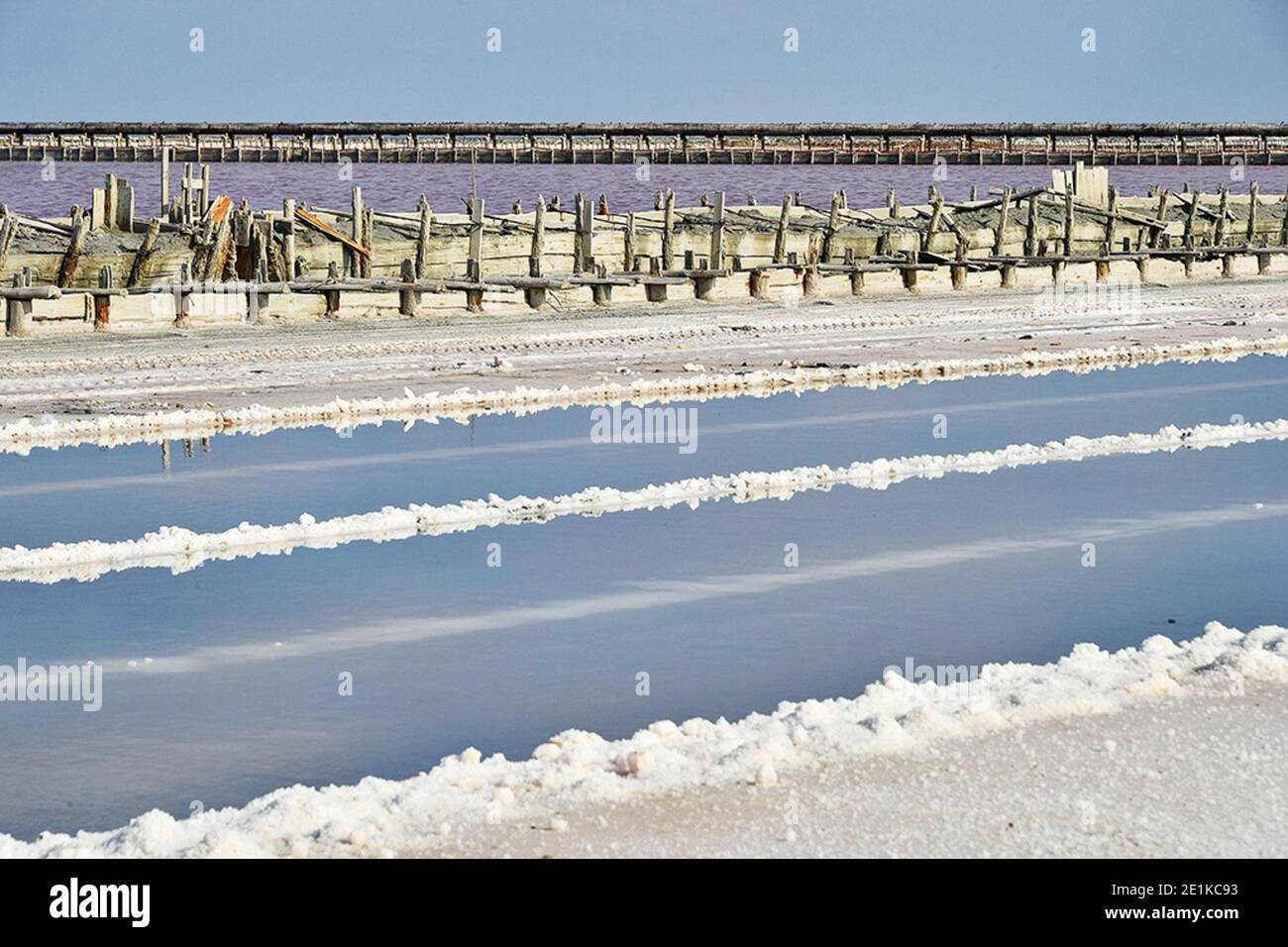 Deposit of table salt. Salt extraction. Deposit of table salt. Salt ...