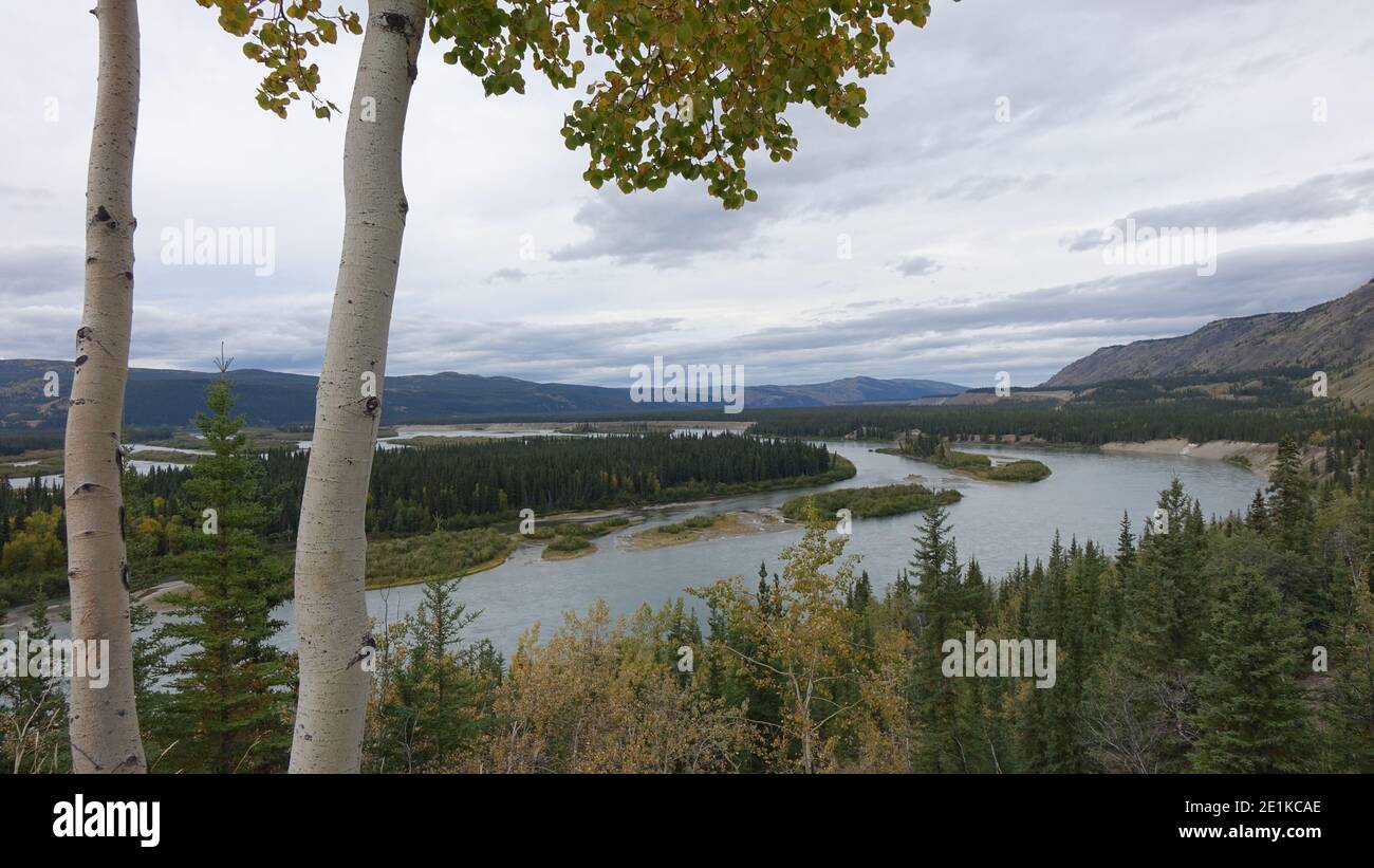 Yukon landscape in fall hi-res stock photography and images - Alamy