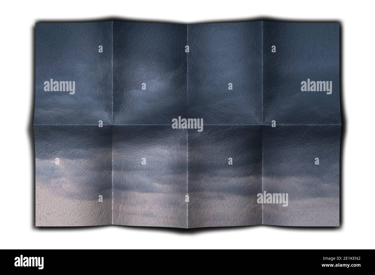 Metal color on folded paper Stock Photo - Alamy