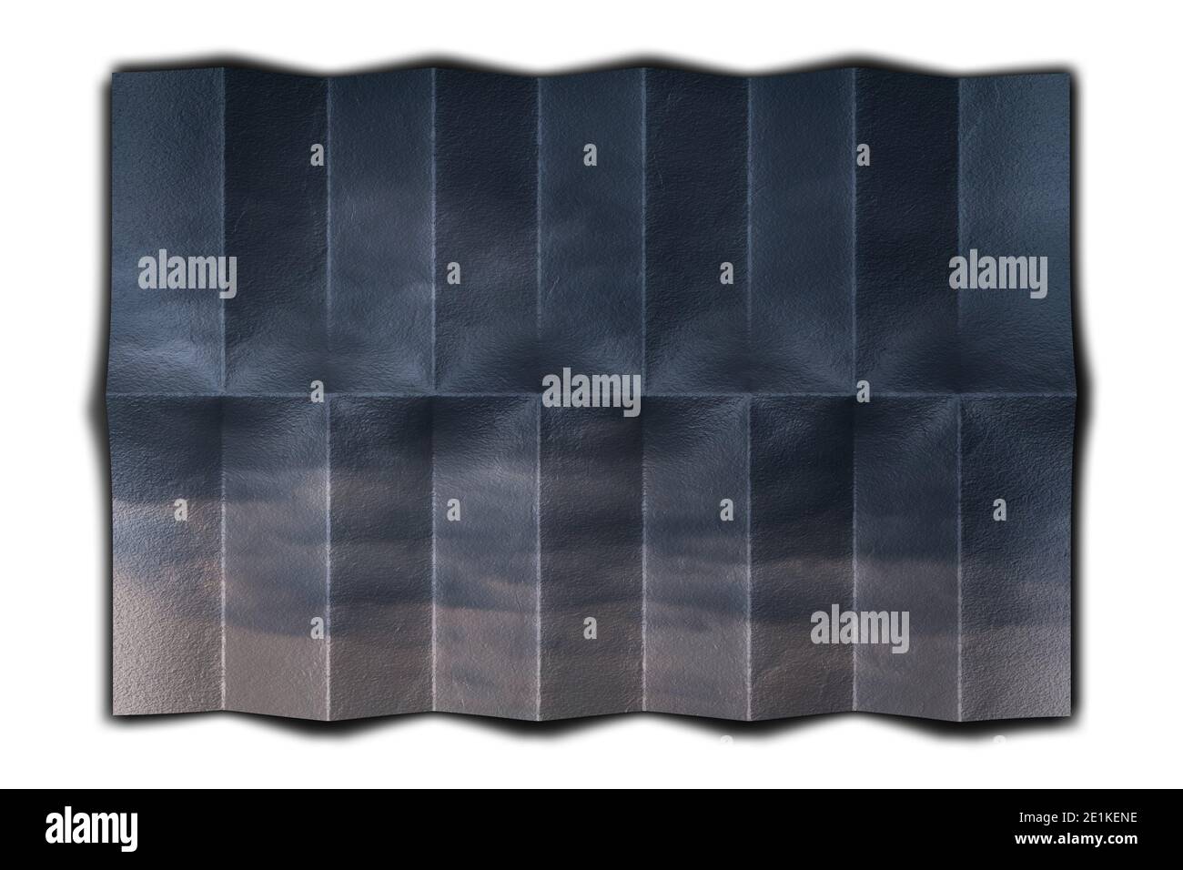 Metal color on folded paper Stock Photo - Alamy