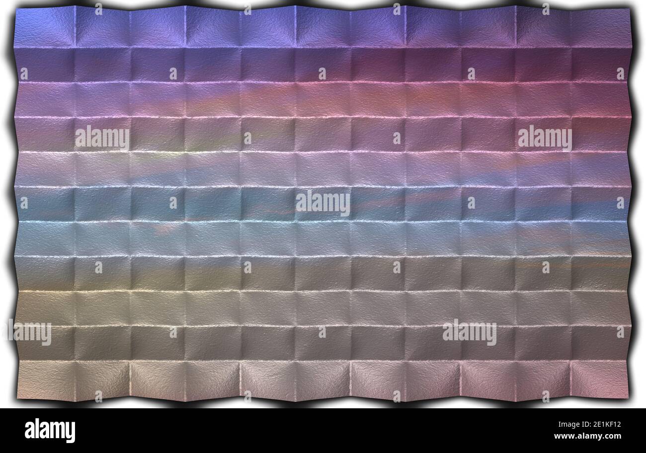 Metal color on folded paper Stock Photo - Alamy