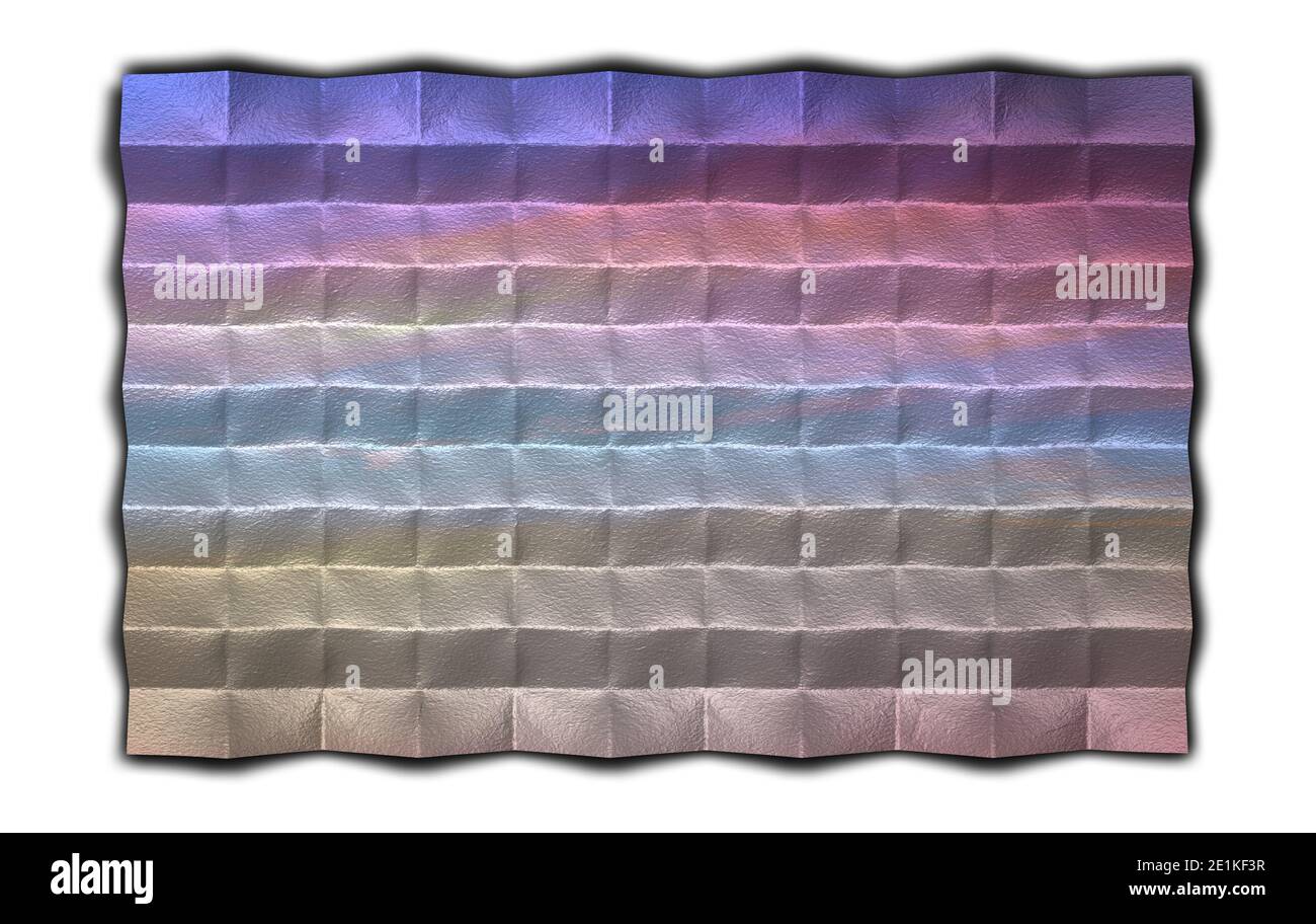 Metal color on folded paper Stock Photo - Alamy