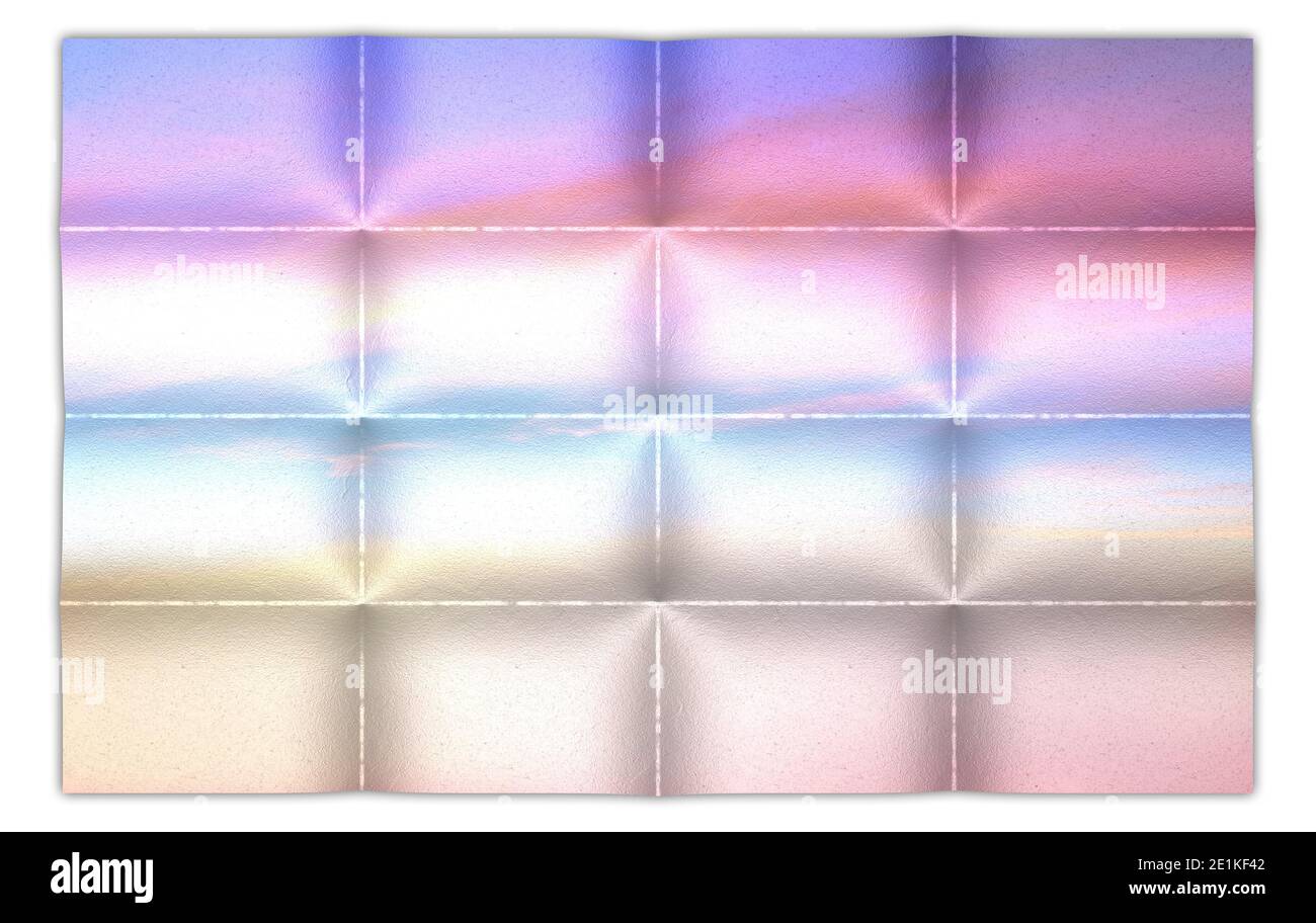 Metal color on folded paper Stock Photo - Alamy