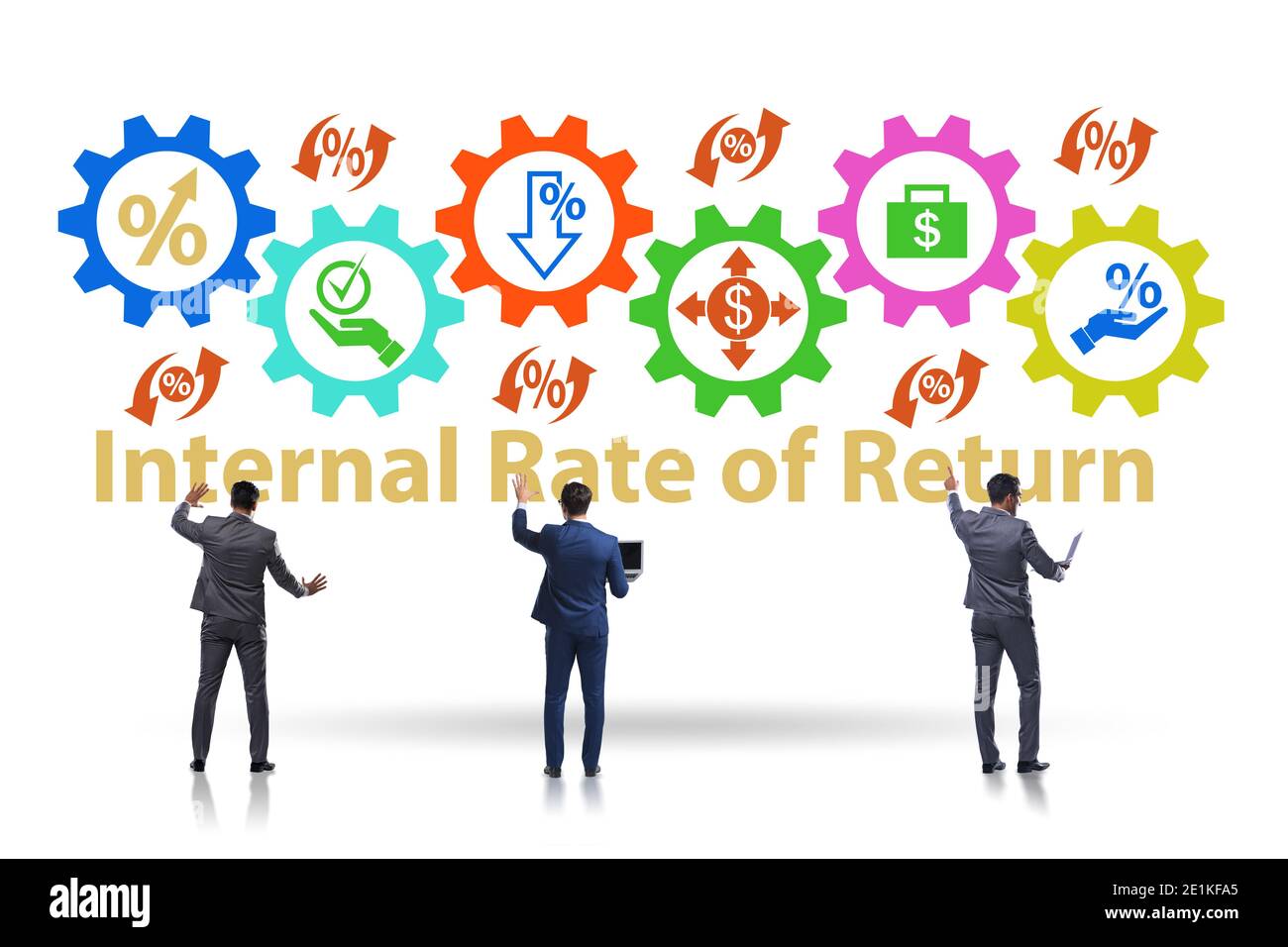 Concept of IRR - Internal Rate of Return in evaluation Stock Photo - Alamy