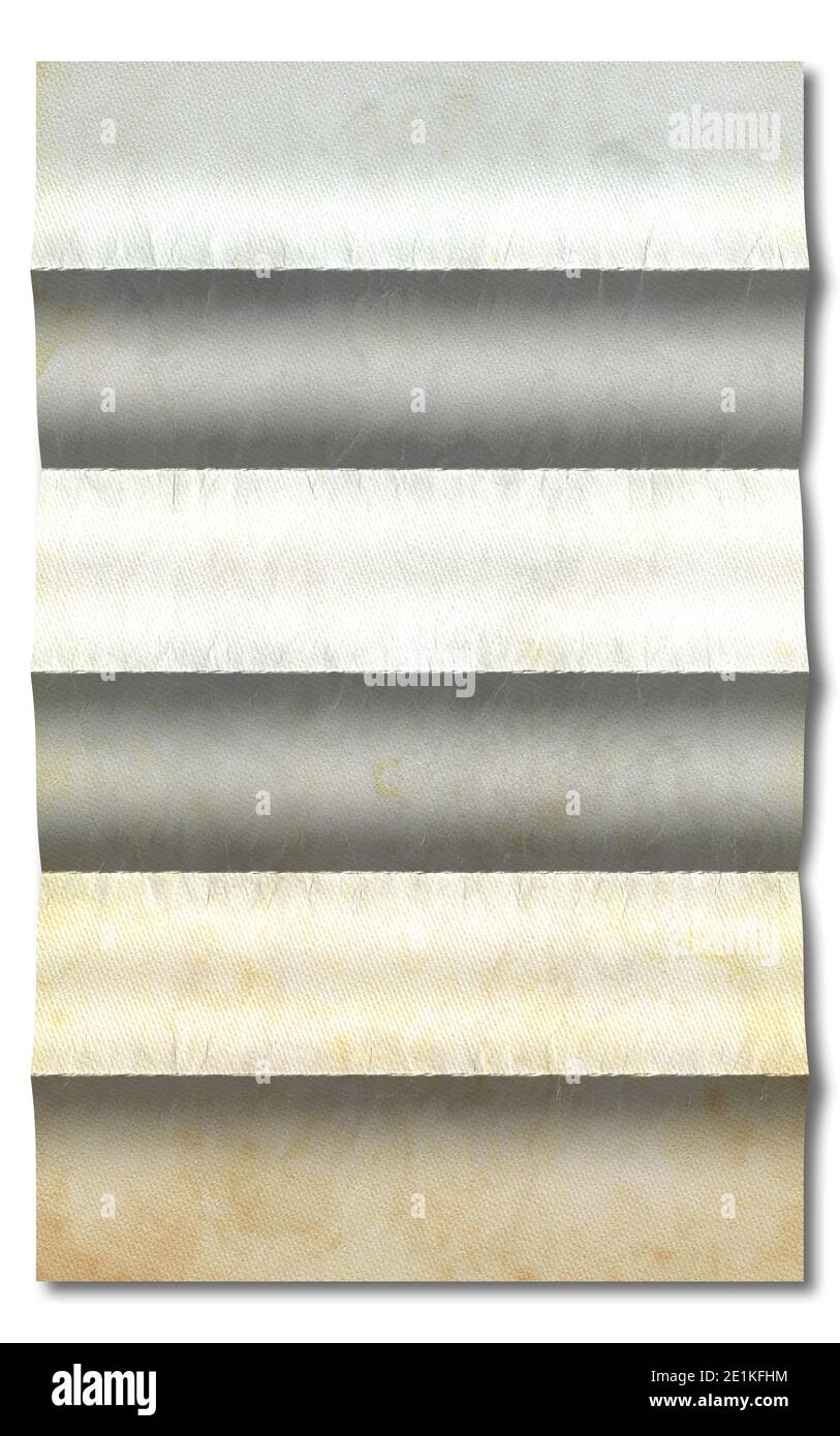 Old folded paper.Crumpled paper texture. White battered paper ...