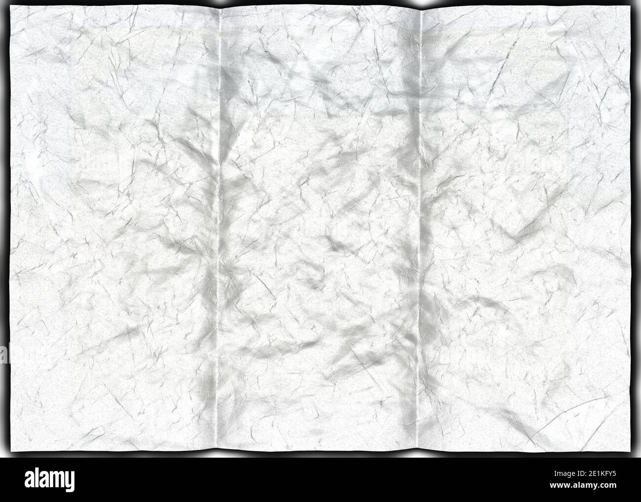 White folded paper crumpled.Crumpled paper texture. White battered ...