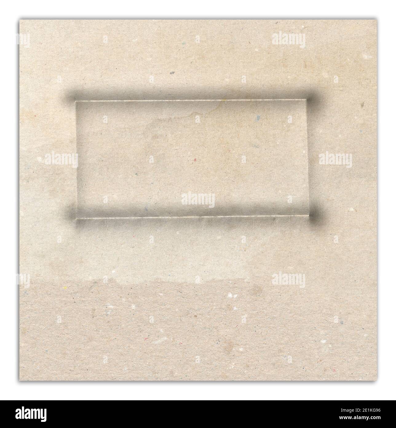 Brown old folded paper folded.Crumpled paper texture. White battered ...