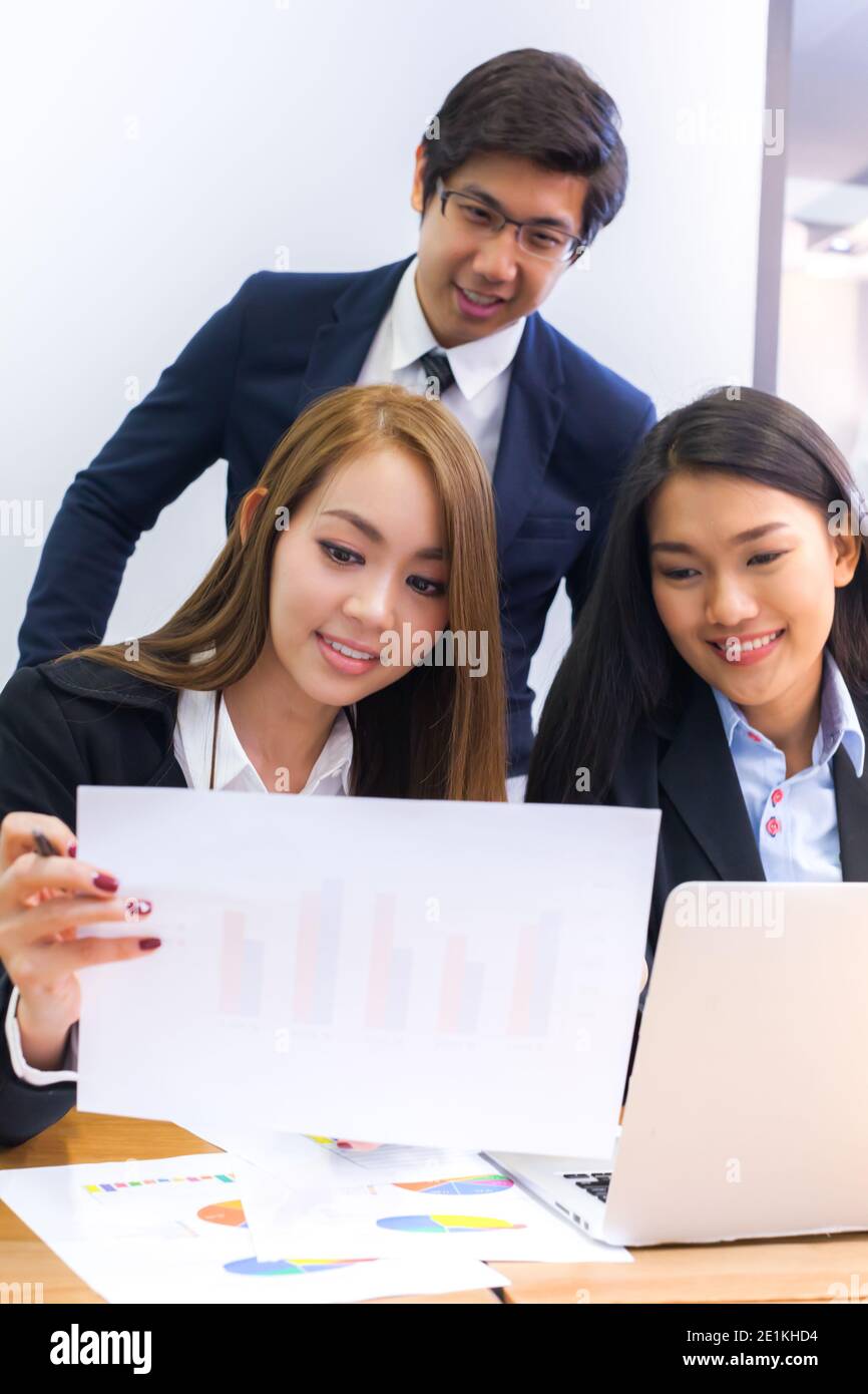 people hold paper in meeting room Stock Photo - Alamy