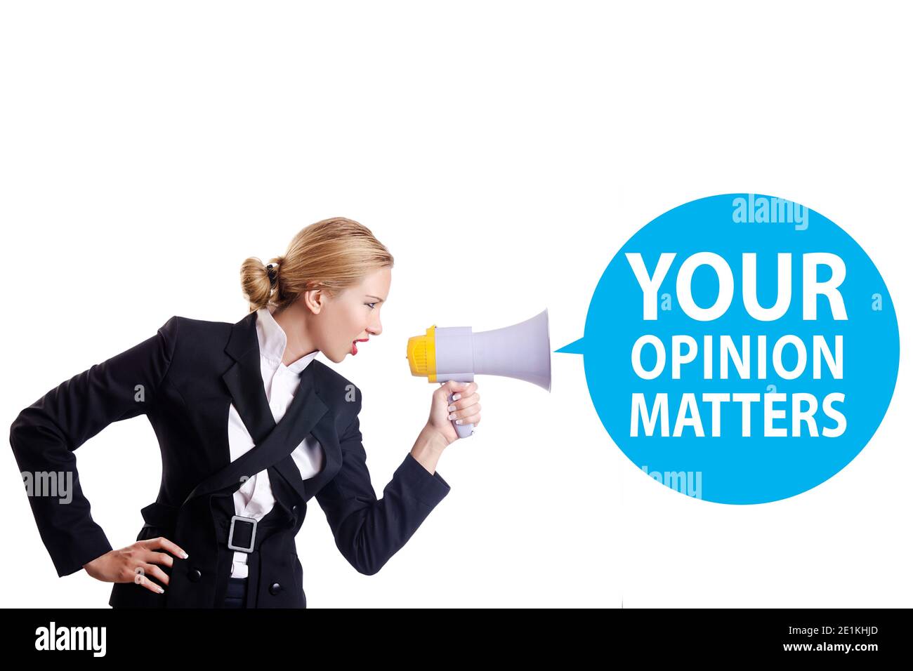 Concept receiving feedback from hi-res stock photography and images - Alamy