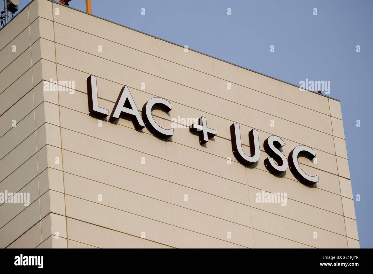 Los Angeles, California, USA. 7th Jan, 2021. The Los Angeles County USC ...