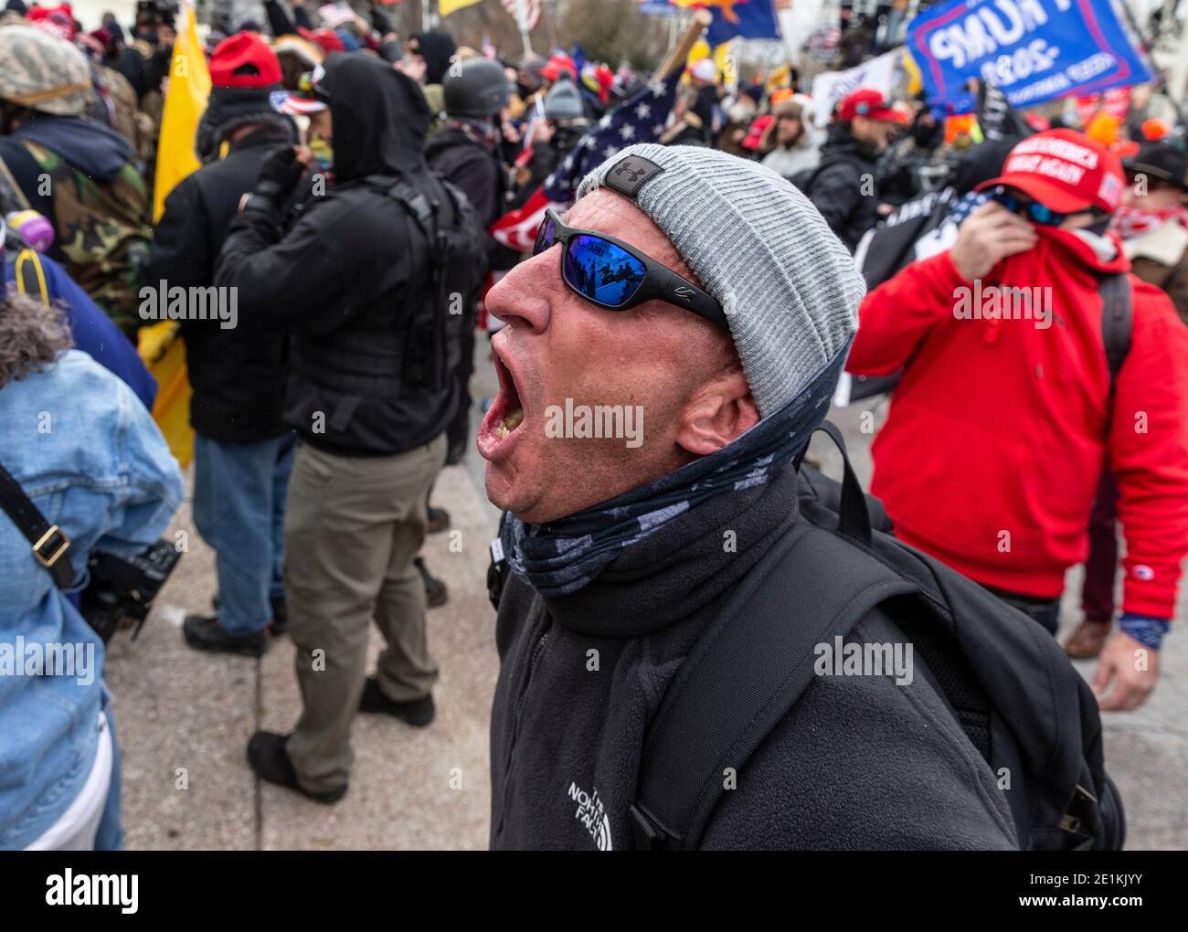 Angry trump supporter hi-res stock photography and images - Alamy