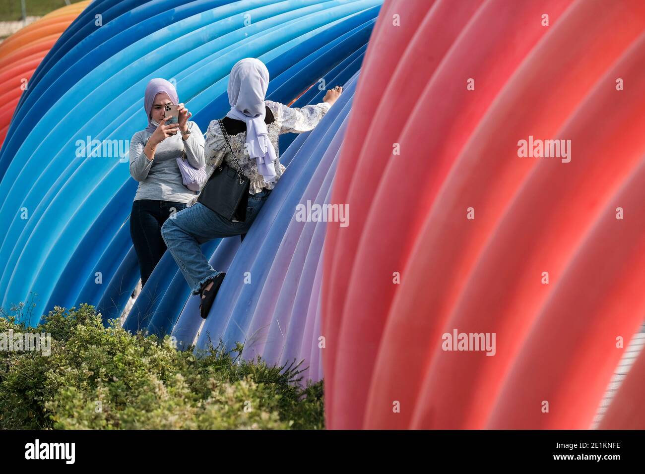 Elmina rainbow bridge hi-res stock photography and images - Alamy
