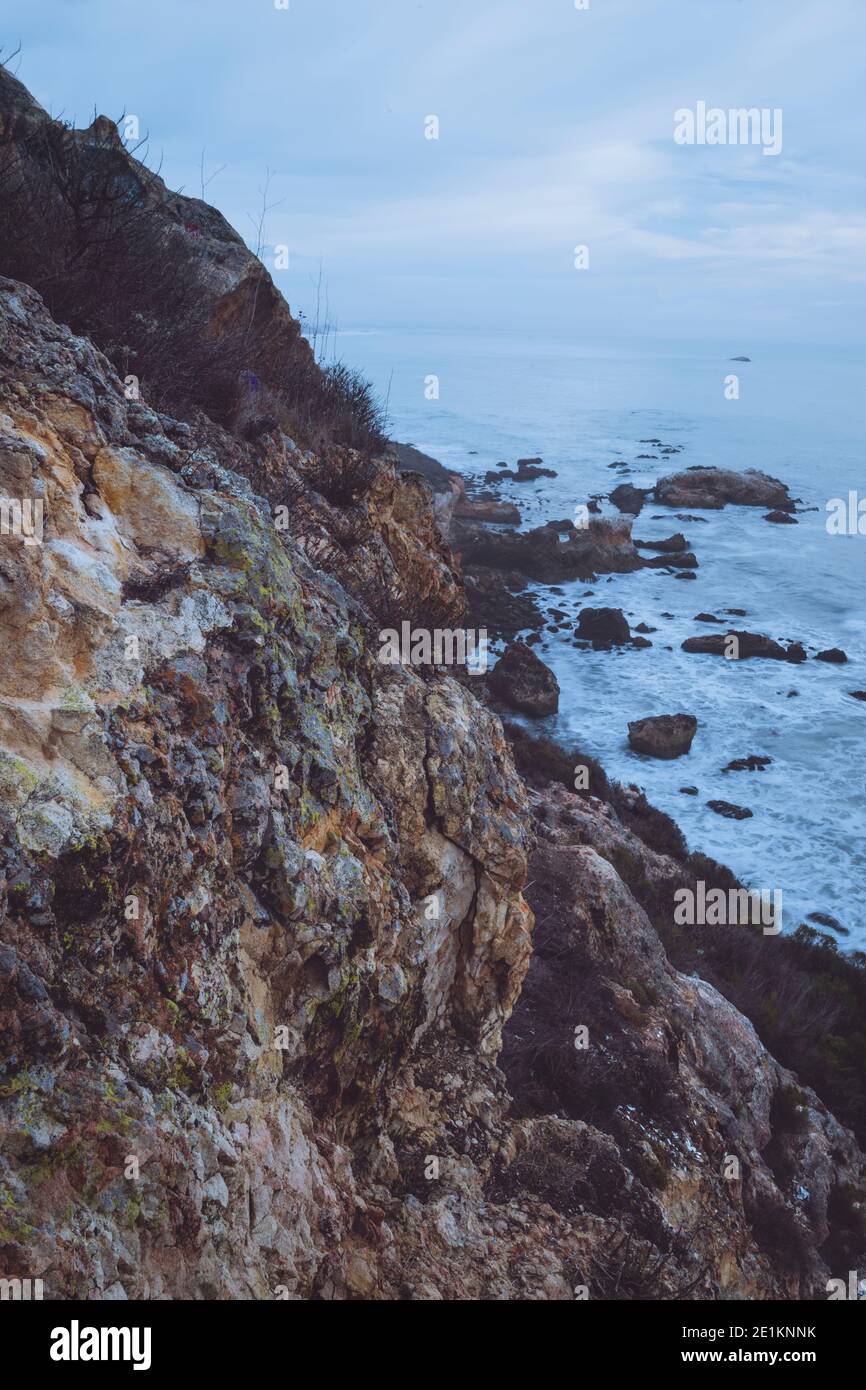 Cliffy California Coast Stock Photo - Alamy