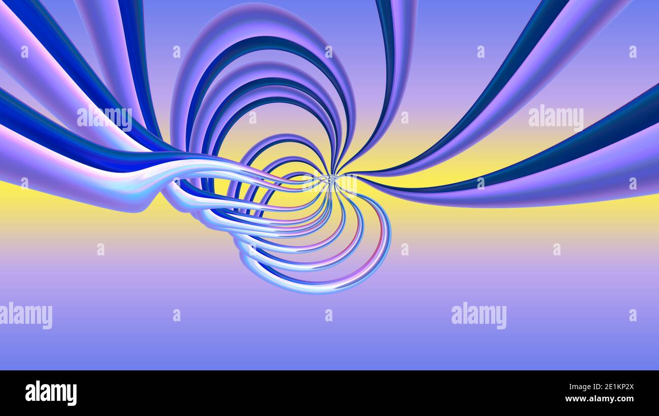 Abstract background with shiny wires and gradient Stock Photo - Alamy