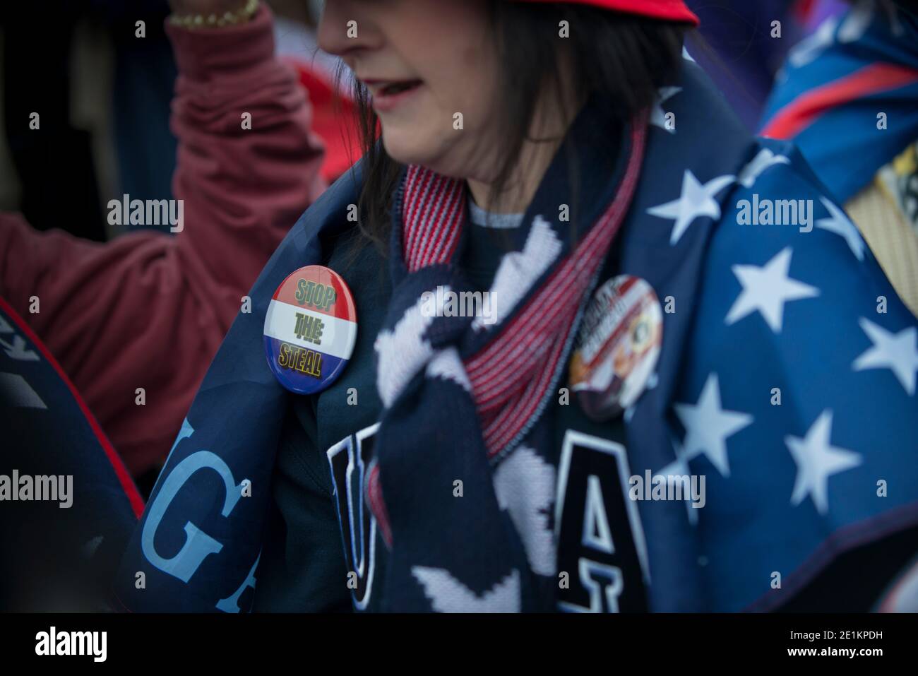 Save America Rally, moments before Capitol Protest begins. Washington ...