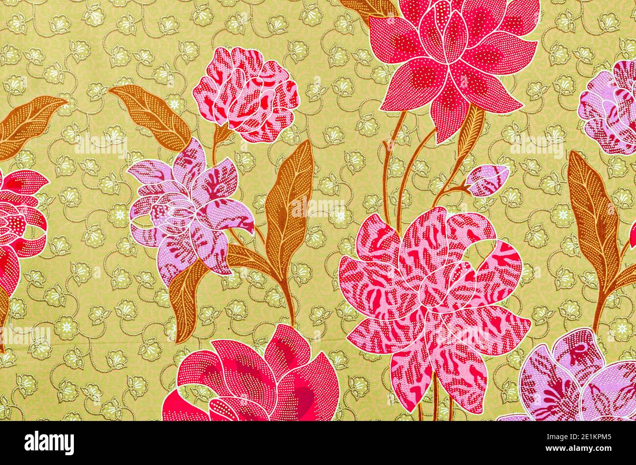 Traditional batik sarong pattern background Stock Photo - Alamy
