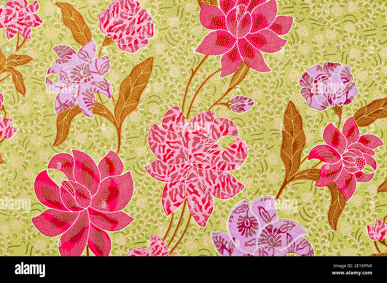 Traditional batik sarong pattern background Stock Photo - Alamy