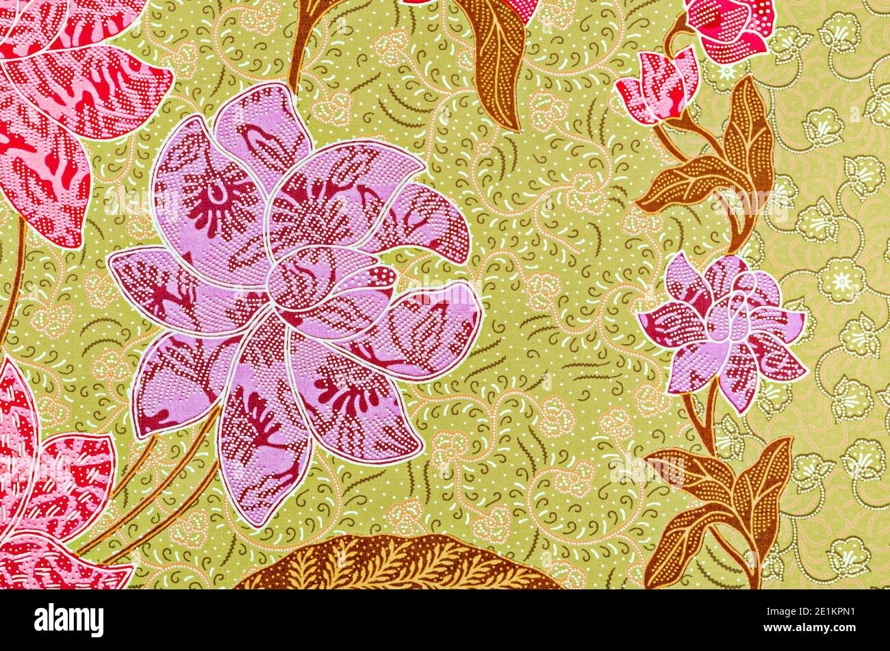 Traditional batik sarong pattern background Stock Photo - Alamy