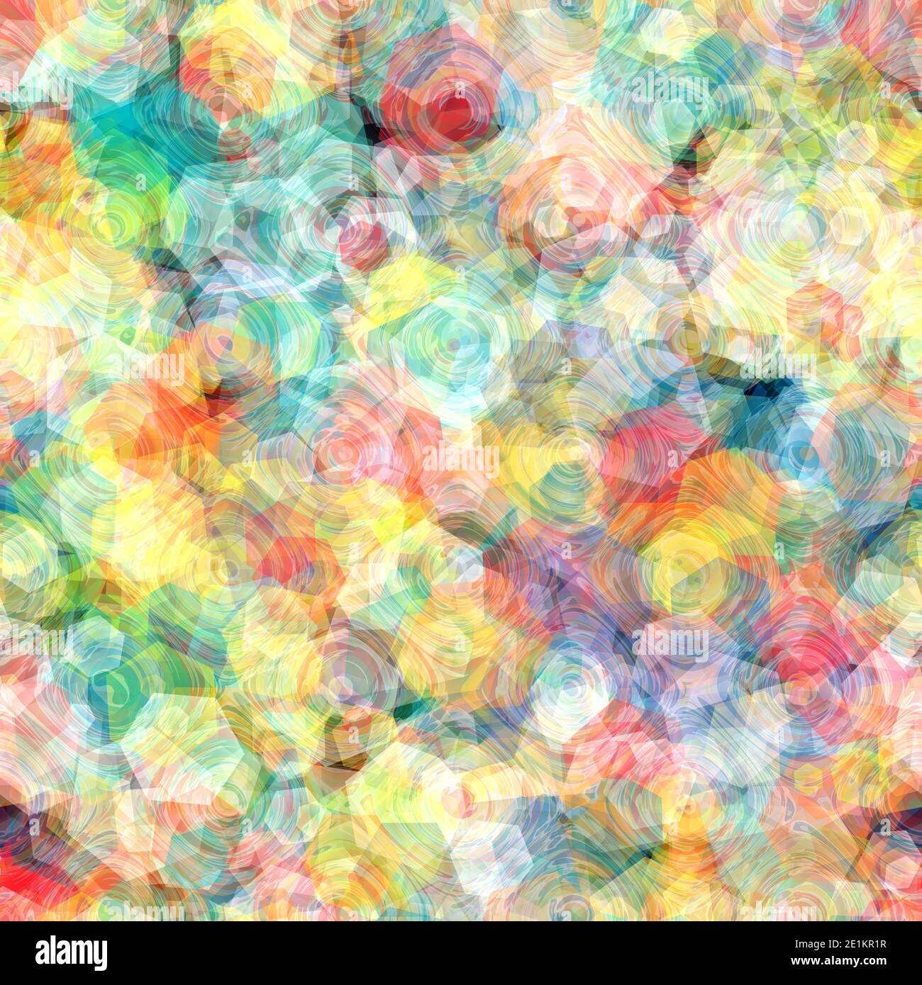 Seamless geo splattered hexagon shape pattern print Stock Photo - Alamy