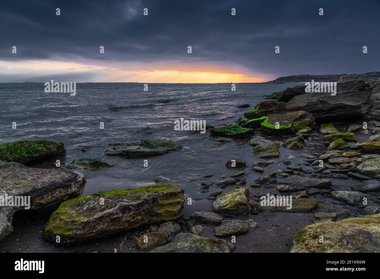 Gloomy ocean hi-res stock photography and images - Alamy