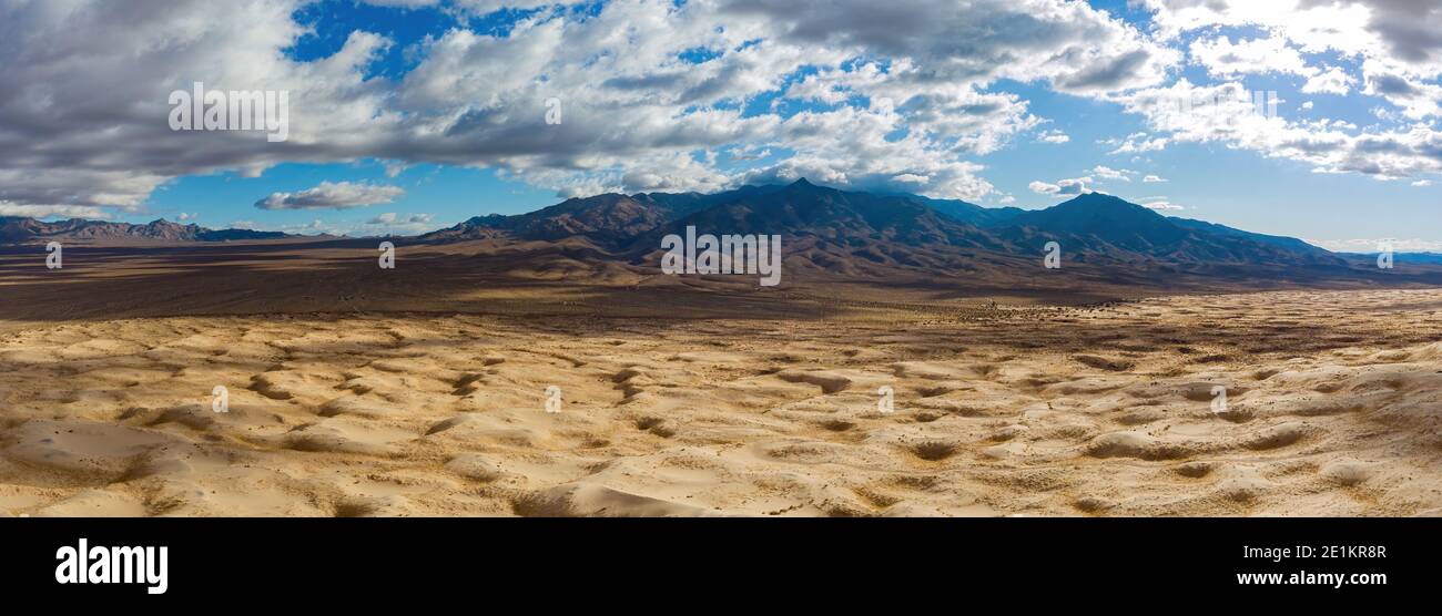 Aerial view of the beautiful Kelso Dunes at California Stock Photo - Alamy