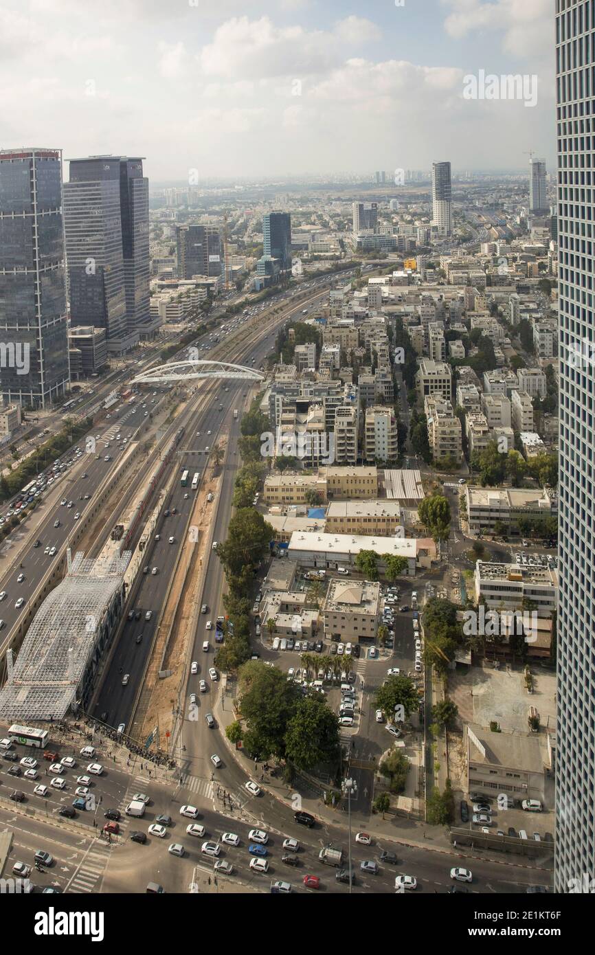Elevated view of Tel Aviv, Israel Stock Photo - Alamy